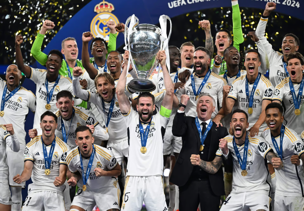 Real Madrid defeated Dortmund 2-0 in the UCL final to lift the historic ...